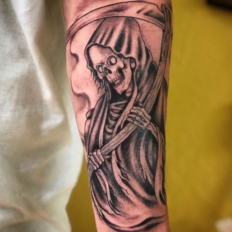 Traditional Grim Reaper Tattoo Tumblr